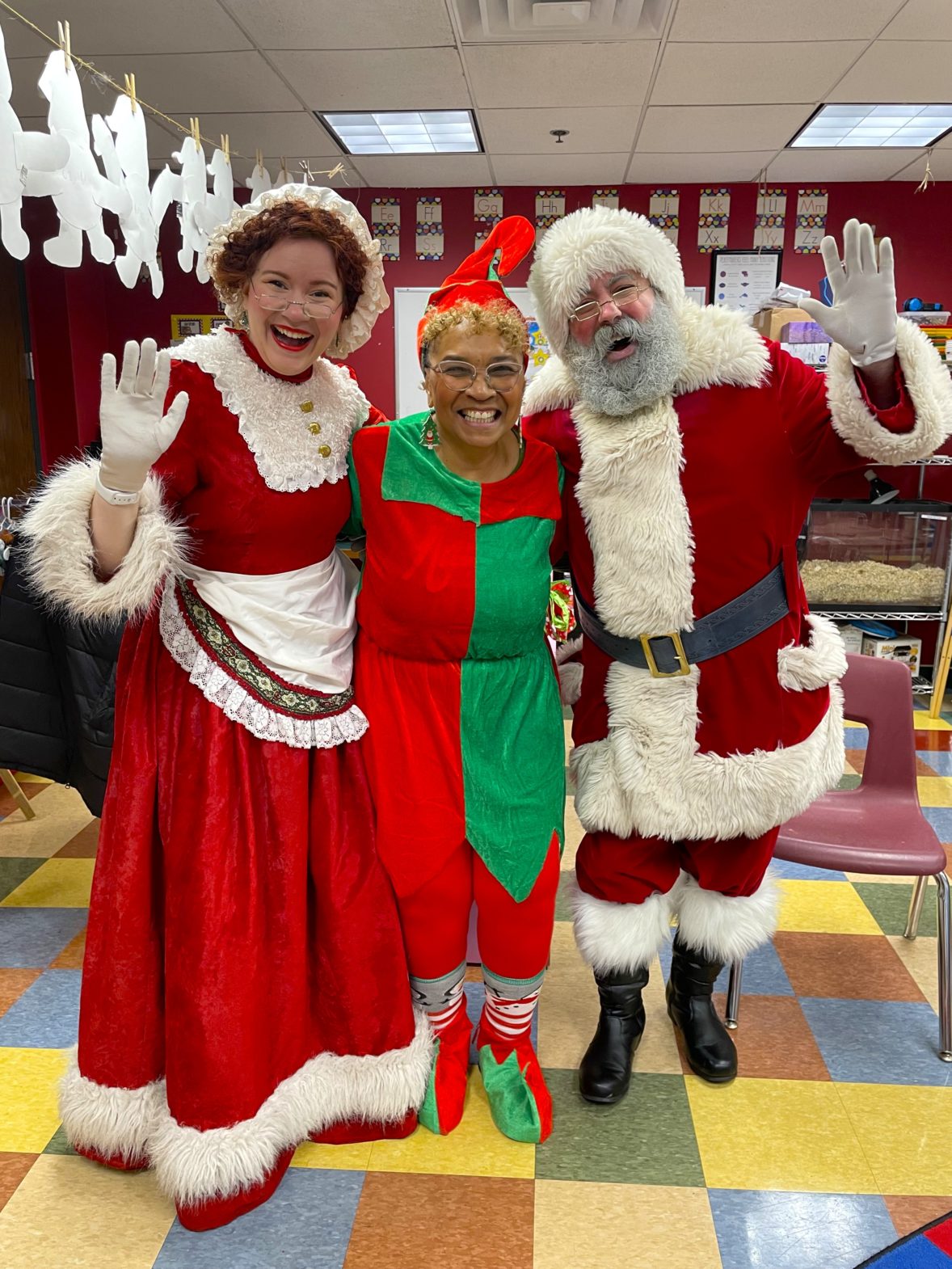 Santa and Mrs. Claus Visit Early Childhood Classes - Grace Lutheran School