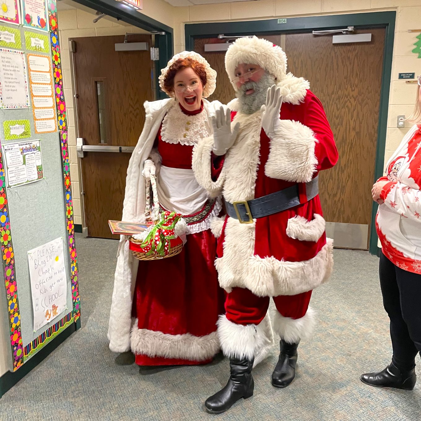 Santa and Mrs. Claus Visit Early Childhood Classes - Grace Lutheran School