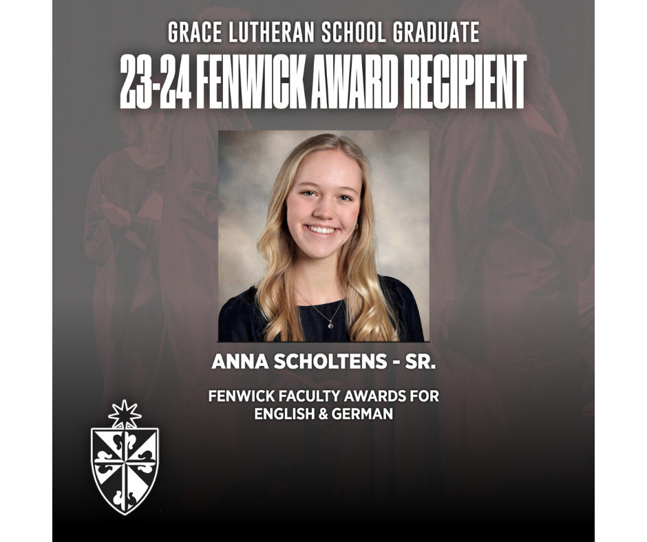 Grace Graduate News – Anna Scholtens - Grace Lutheran School
